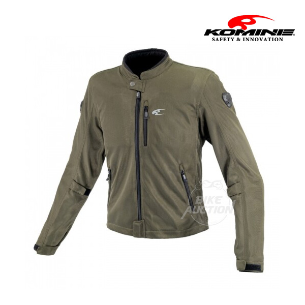 KOMINE(코미네) JK-181 풀 메쉬 이니그마 라이트 자켓 - 올리브 : 바이크의 모든것! 바이크옥션