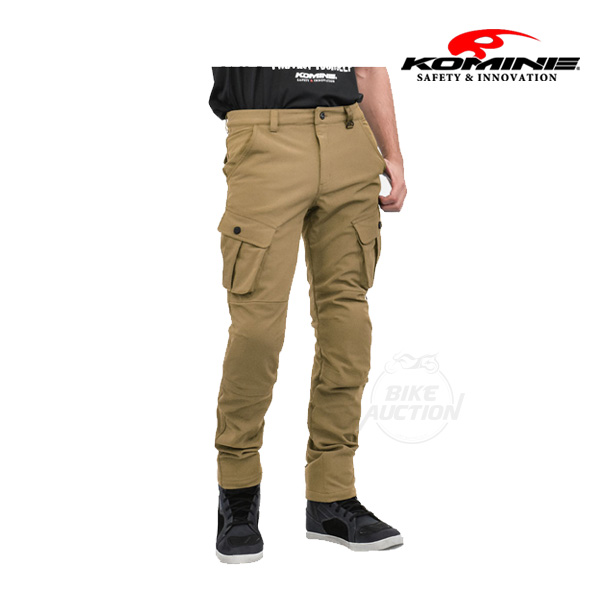 KOMINE(코미네) PK-748 쿨 드라이 카고 팬츠 - 베이지 : 바이크의 모든것! 바이크옥션